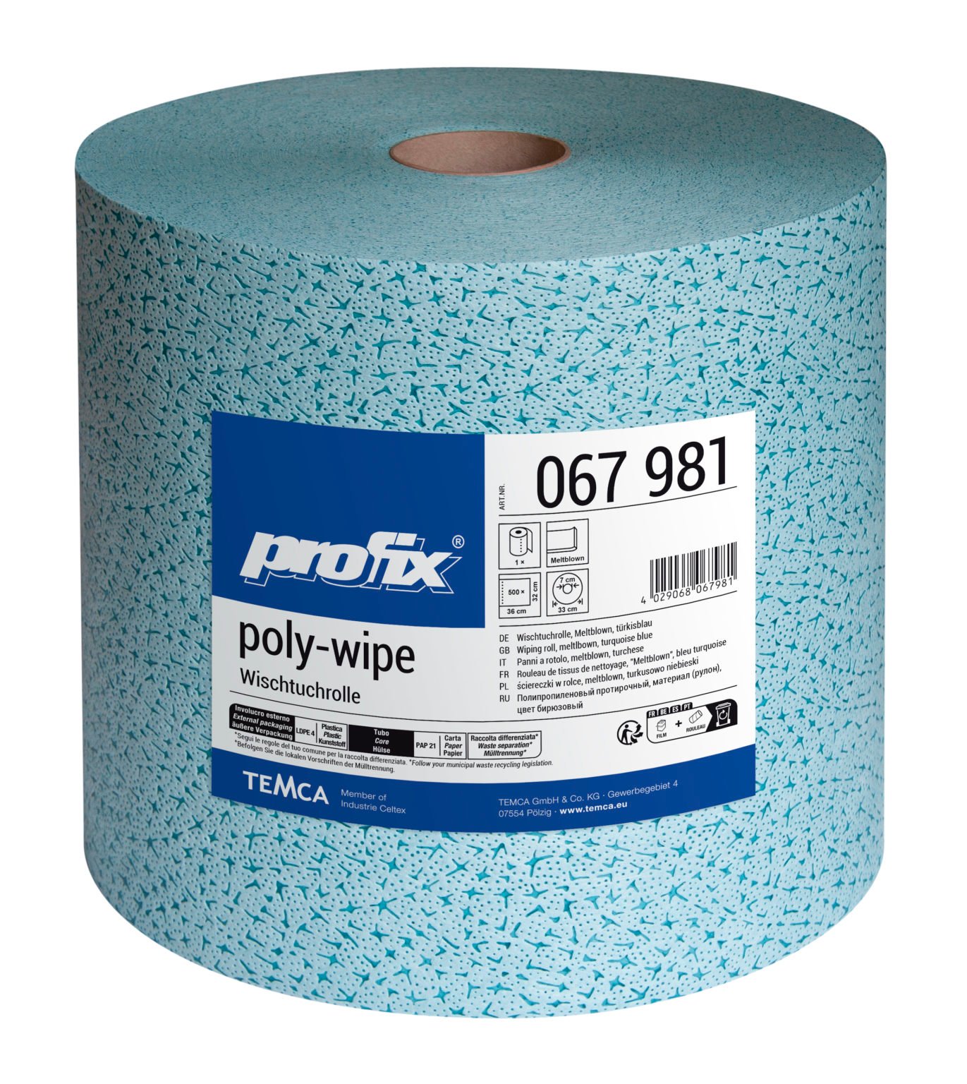profix® poly-wipe Wischtuchrolle - TEMCA GmbH & Co. KG