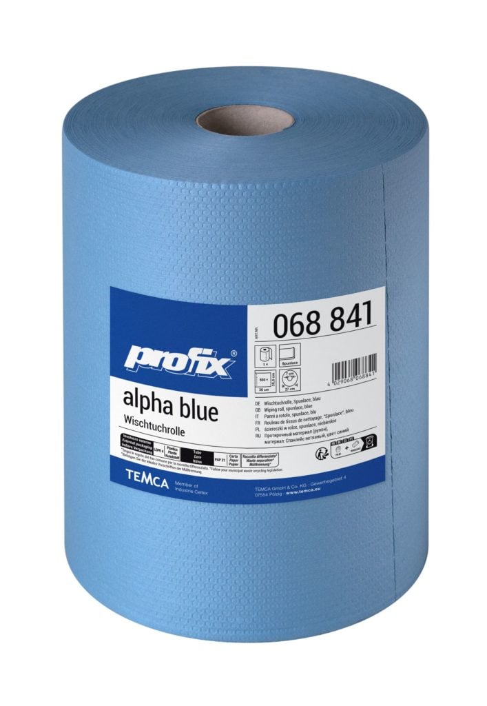 profix alpha blue - Special Wipe Roll - TEMCA GmbH & Co. KG